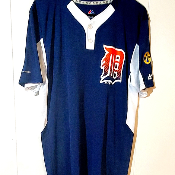 Majestic | Shirts | Detroit Tigers 2 Button Al Kaline 6 Jersey Mens Szm ...